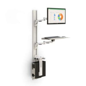 Wall Track Mounted Computer Workstation – Best Mounting